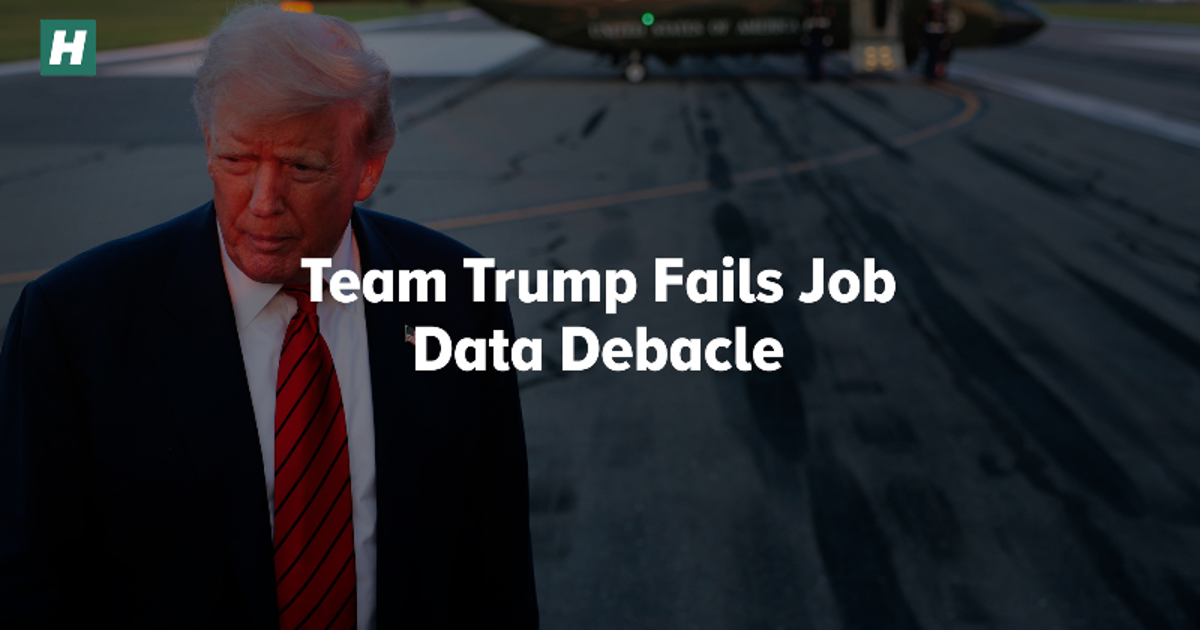 Team Trump Fails Job Data Debacle | HuffPost Videos