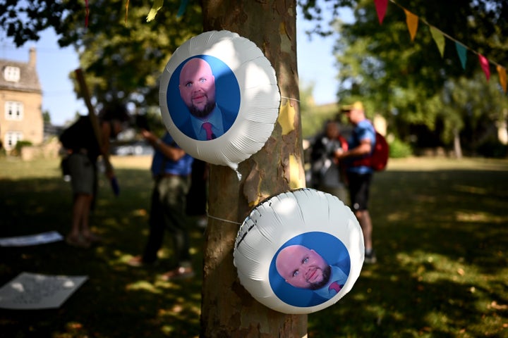 British Protesters Hold 'Not Welcome' Party For JD Vance | HuffPost ...