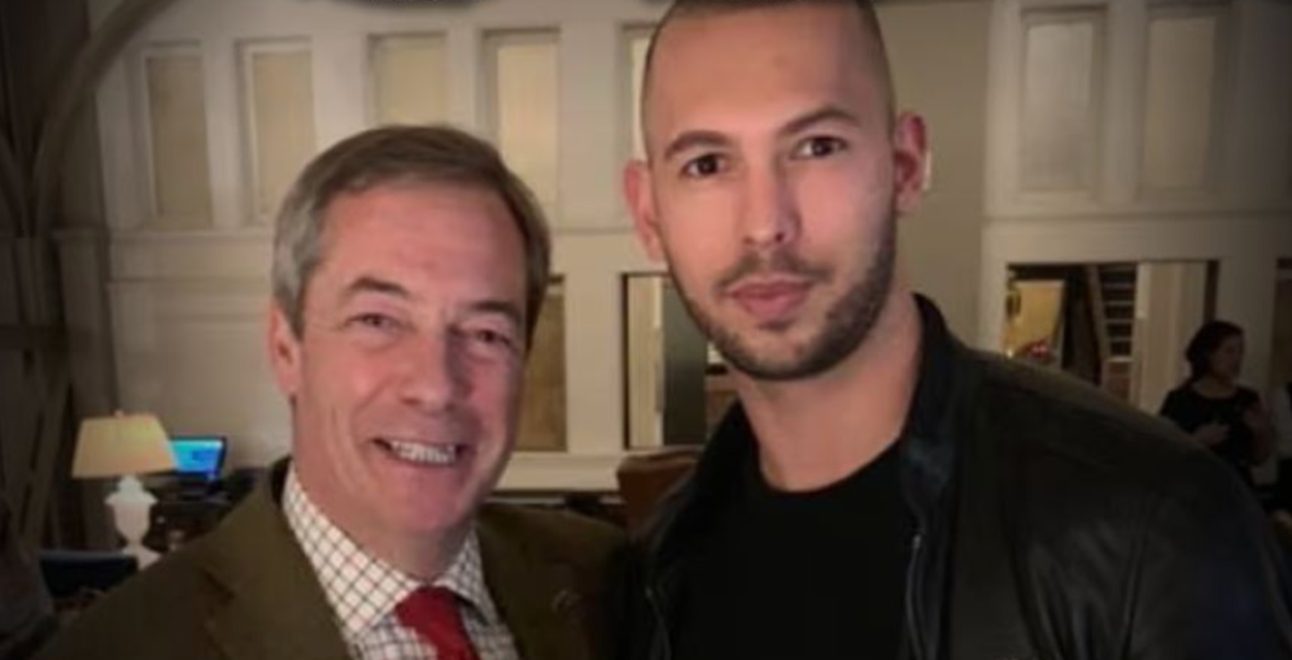 Nigel Farage Accused Of Supporting Andrew Tate In Labour Ad | HuffPost ...