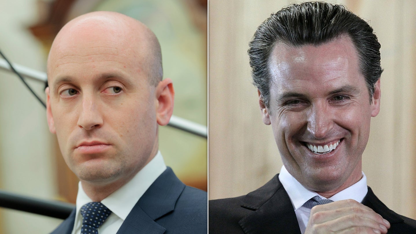 Gavin Newsom’s Hilariously Brutal Birthday Post To Stephen Miller Is ...