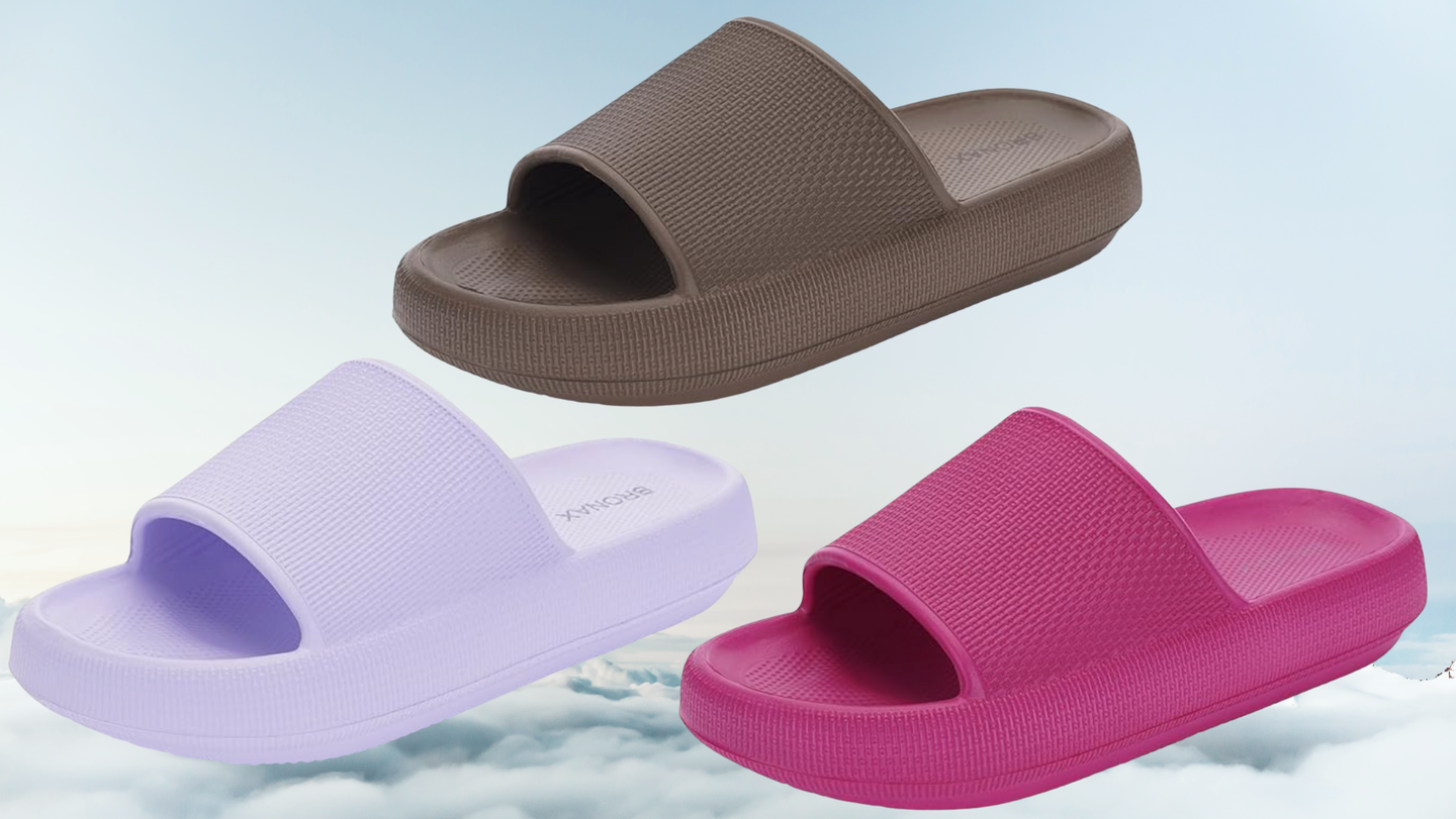 The Bronax Cushioned Cloud Slides Are Only $20 At Amazon | HuffPost Life