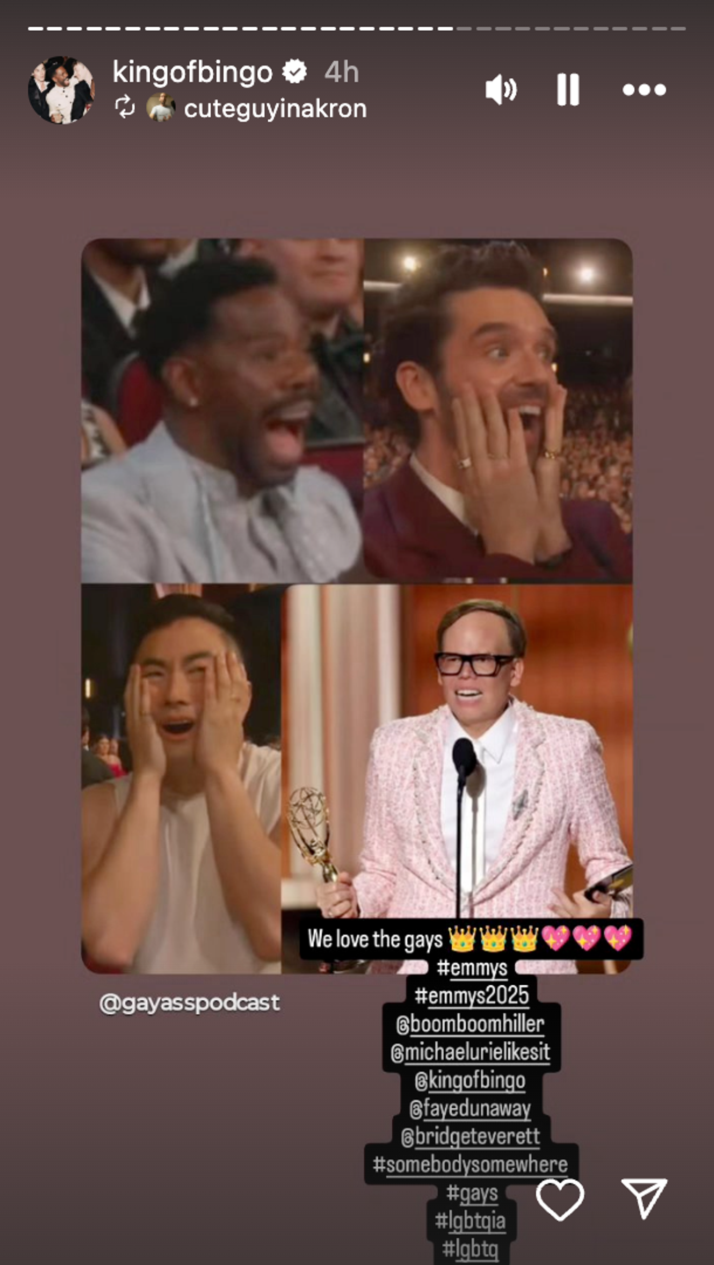 We Have Never Seen So Many Actors Look So Delighted To Lose An Emmy ...