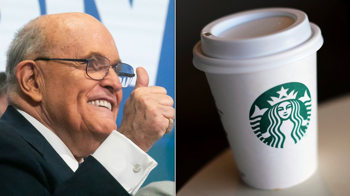 Rudy Giuliani Applauds Starbucks Amid Charlie Kirk Memorial Campaign ...