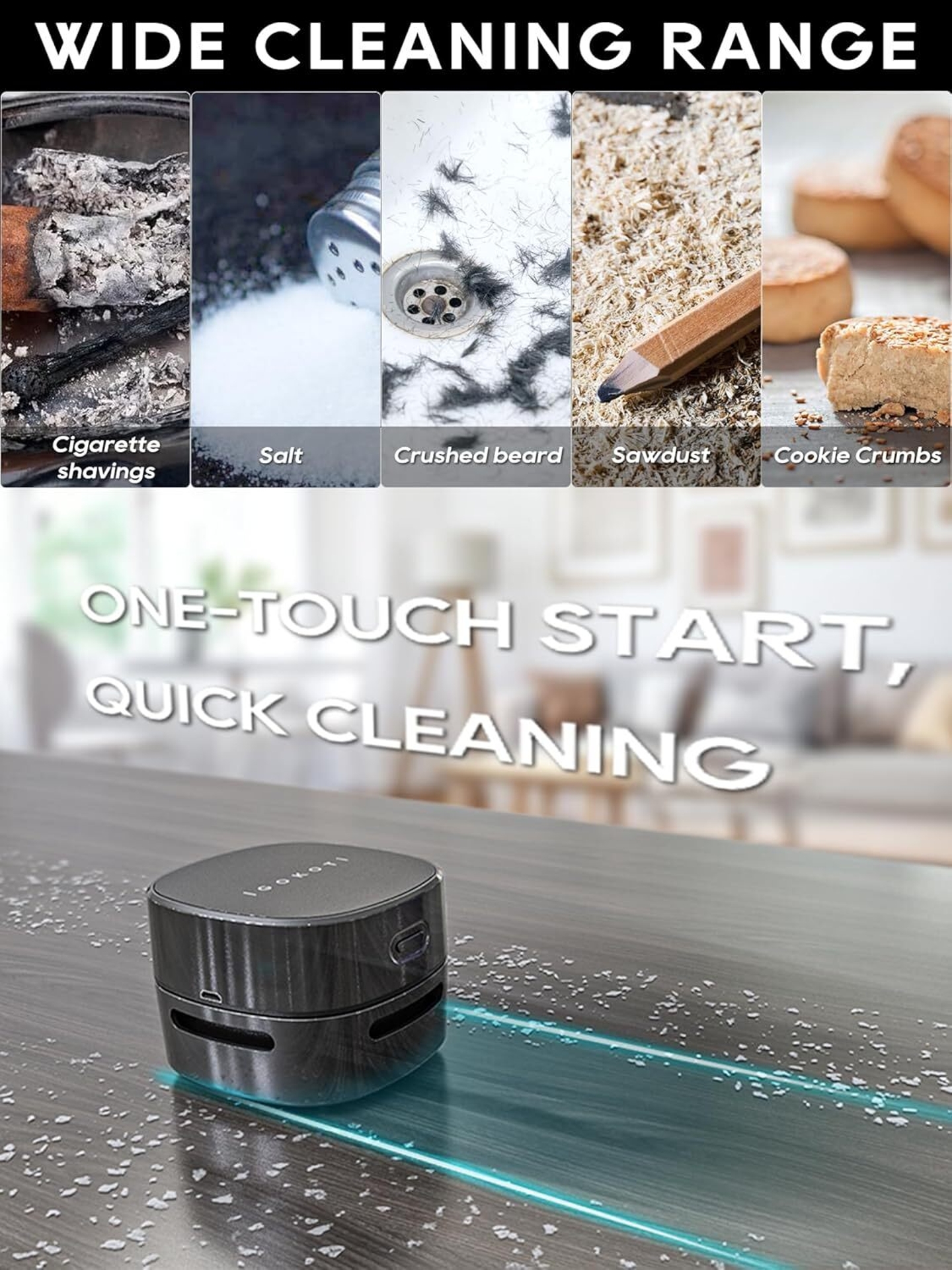 This Mini Desk Vacuum Can Tackle Little Messes | HuffPost Life
