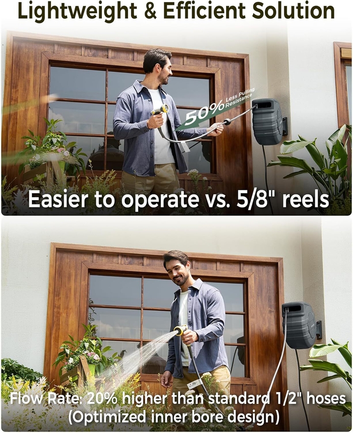 This Retractable Garden Hose Makes Yard Maintenance Easier | HuffPost Life