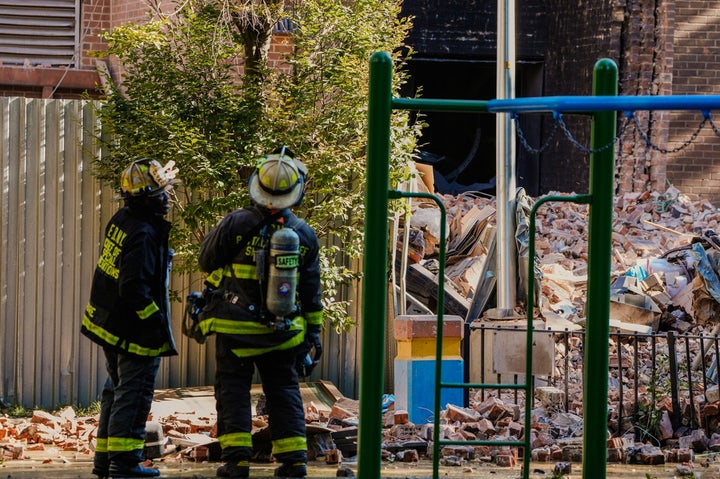 NYC Public Housing Tower Suffers Massive Chimney Collapse | HuffPost ...