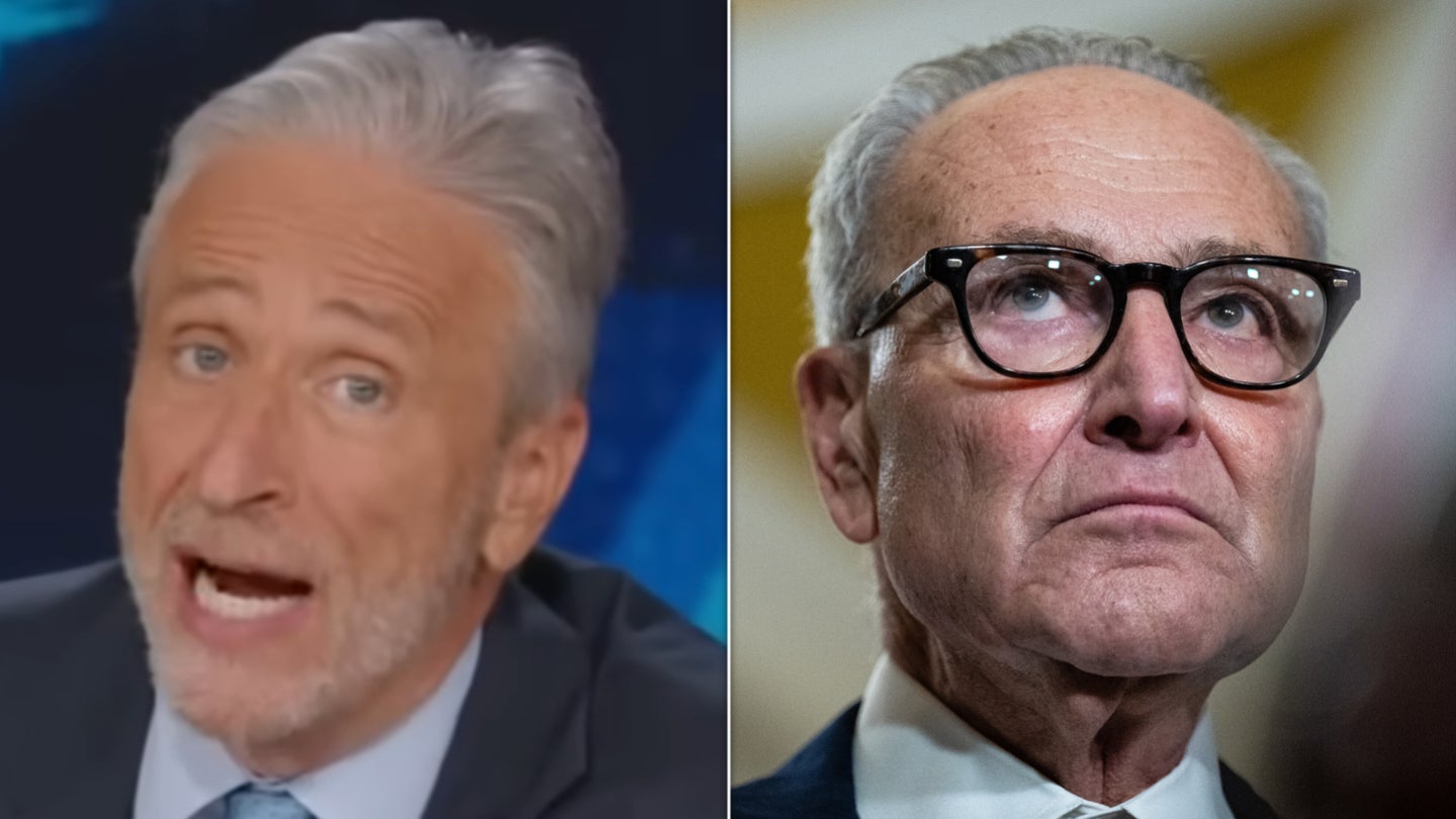 Jon Stewart Rips Schumer Over Flopped Joke: ‘Human Flat Tire ...