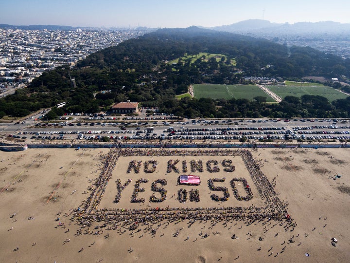 'No Kings' Protests Draw Millions Across U.S. | HuffPost Latest News