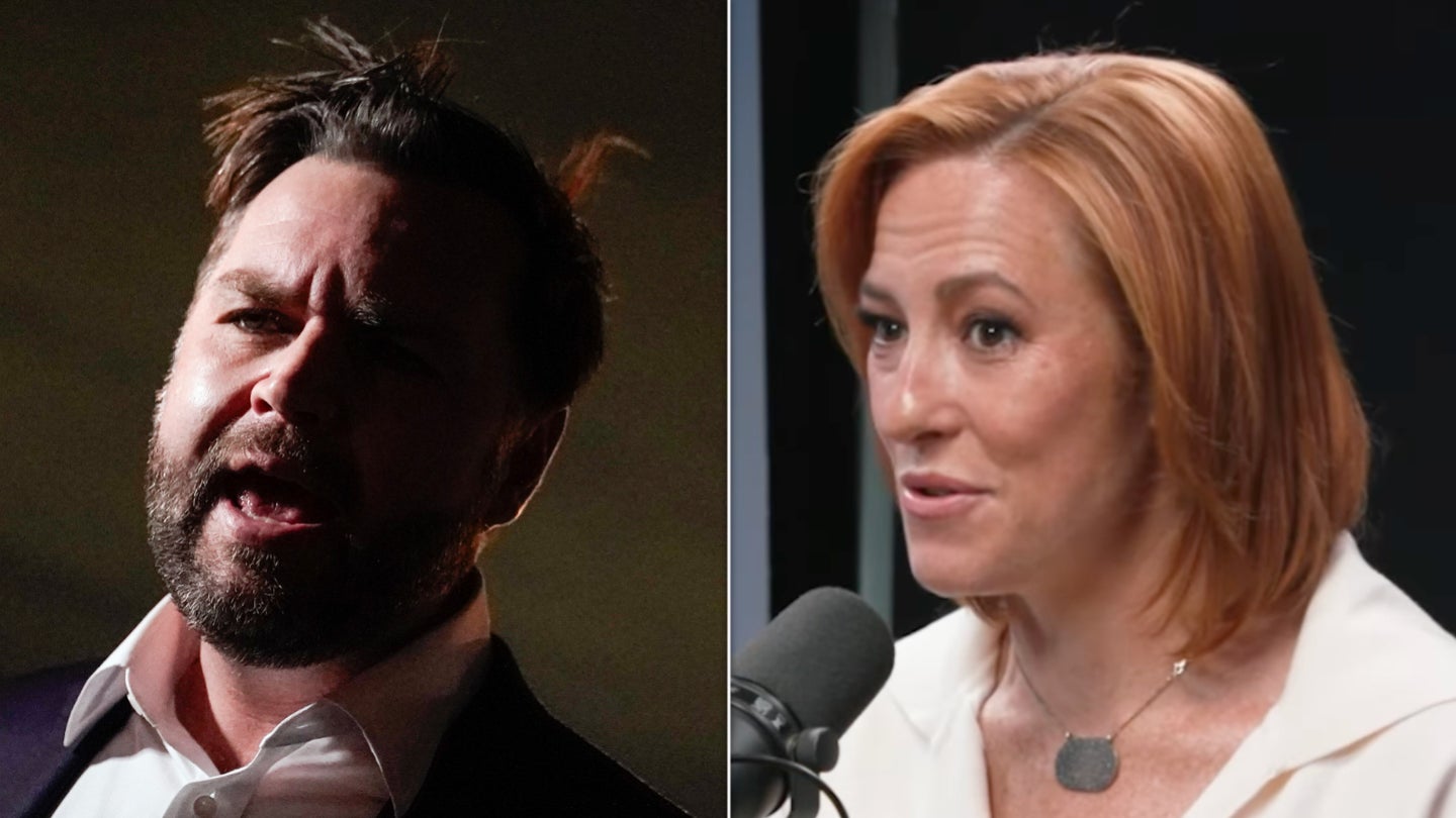 JD Vance Says Jen Psaki's Comments About His Wife Are 'Disgraceful ...