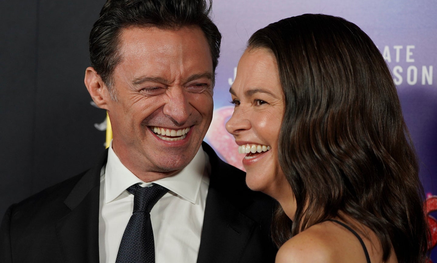 Hugh Jackman And Sutton Foster Make Red Carpet Debut As A Couple ...