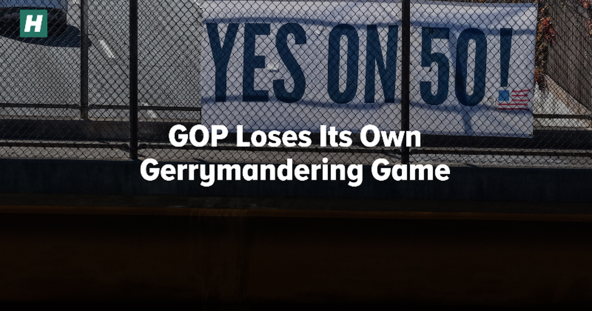 GOP Loses At Its Own Gerrymandering Game | HuffPost Videos