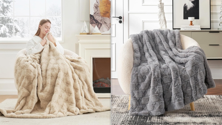This Heavy, Cozy Blanket Is Just $12 Right Now On Amazon | HuffPost Life