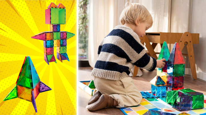 Magna-Tiles' Magnetic Construction Set Is 30% Off At Amazon | HuffPost Life