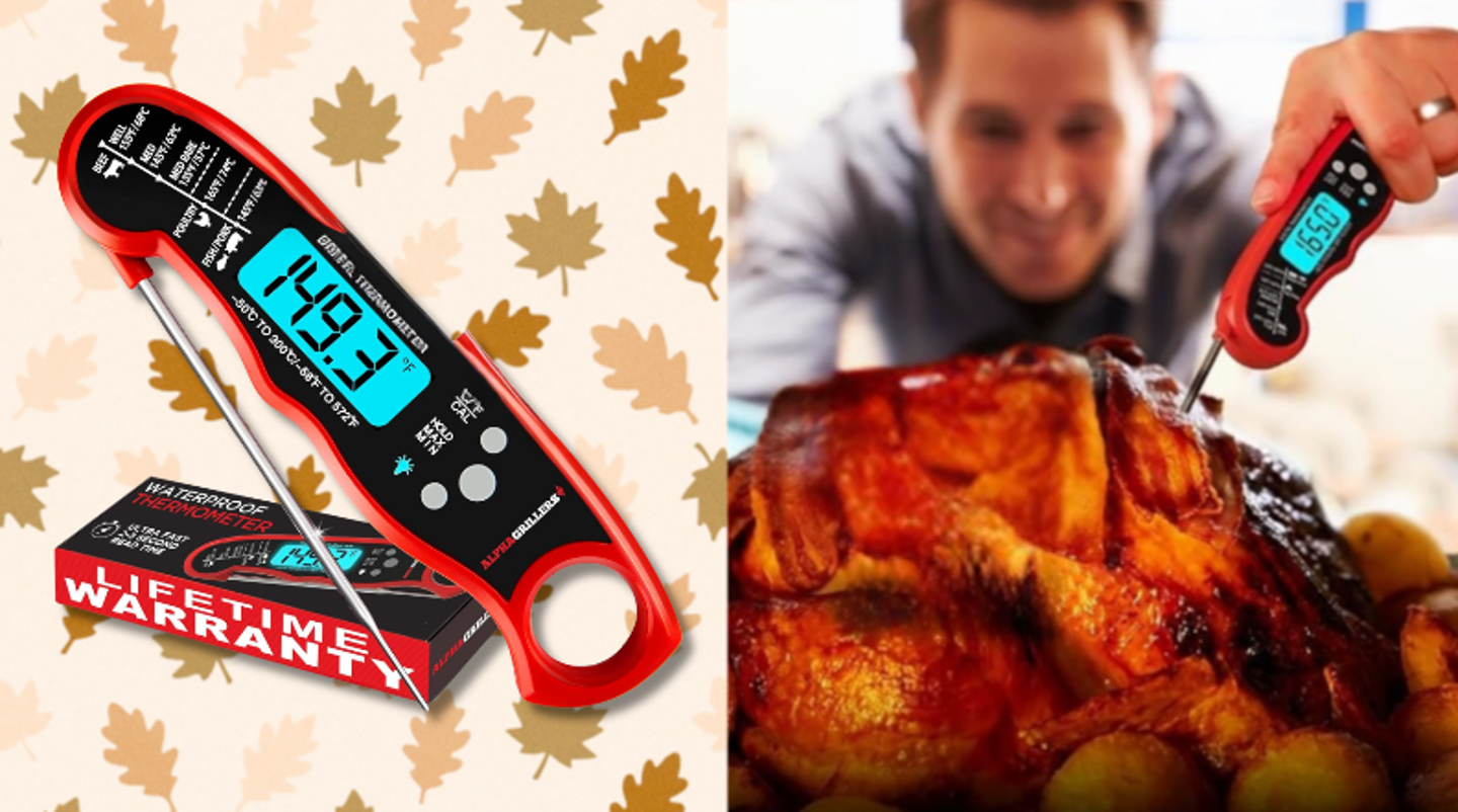 Alpha Grillers Meat Thermometer Only $14 On Amazon | HuffPost Life