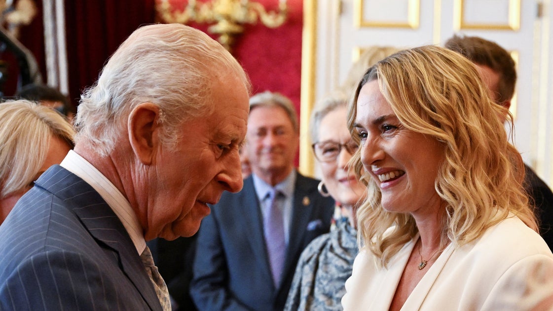 Kate Winslet's Unexpected Wardrobe Glitch With King Charles | HuffPost ...