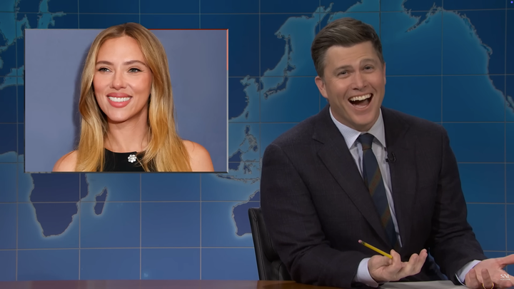 'SNL' Ambushes Colin Jost With Surprise Joke Swap | HuffPost Entertainment