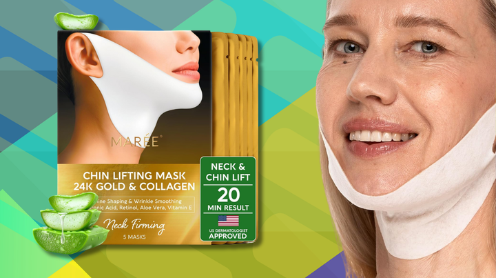 These On-Sale Chin Masks Smooth Your Neck Wrinkles | HuffPost Life