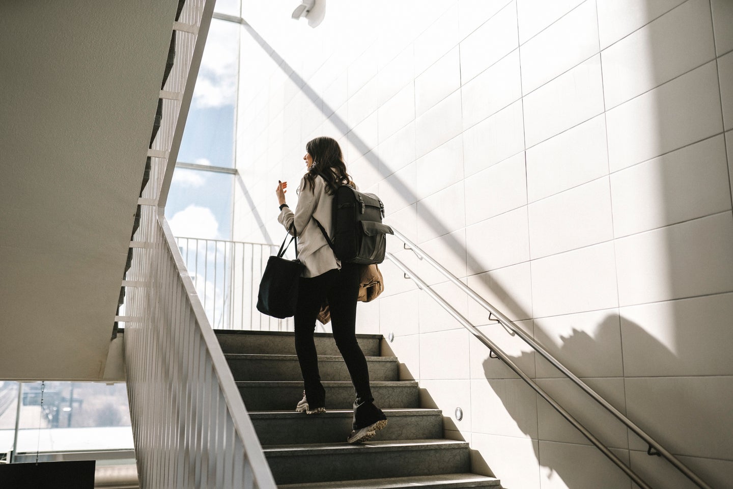 What Does It Mean If You Get Winded From Walking Up Stairs? | HuffPost Life
