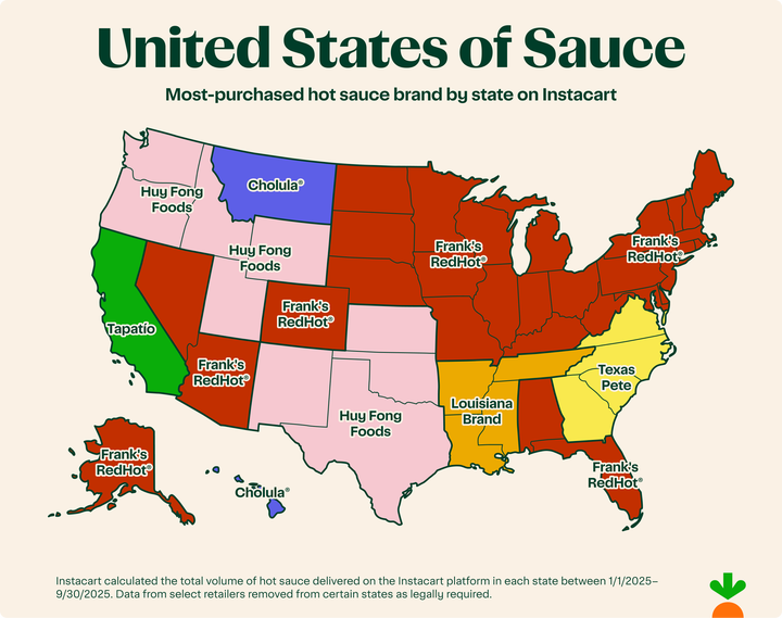 The Most Popular Hot Sauce In Each State | HuffPost Life