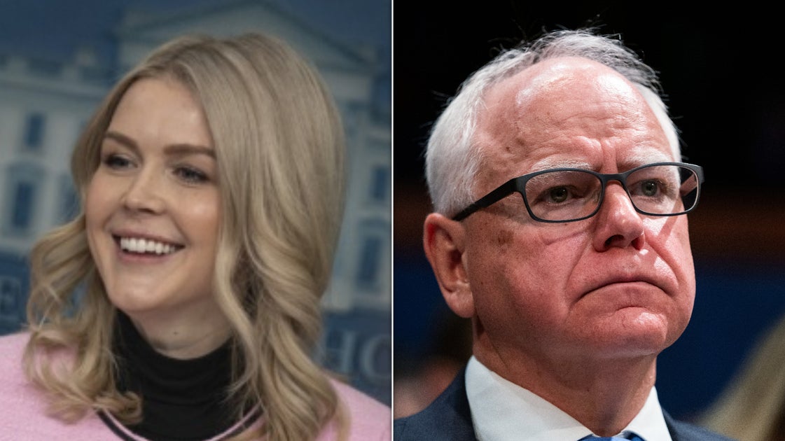 Karoline Leavitt Cheers Tim Walz's 'Remarkable Downfall' | HuffPost ...