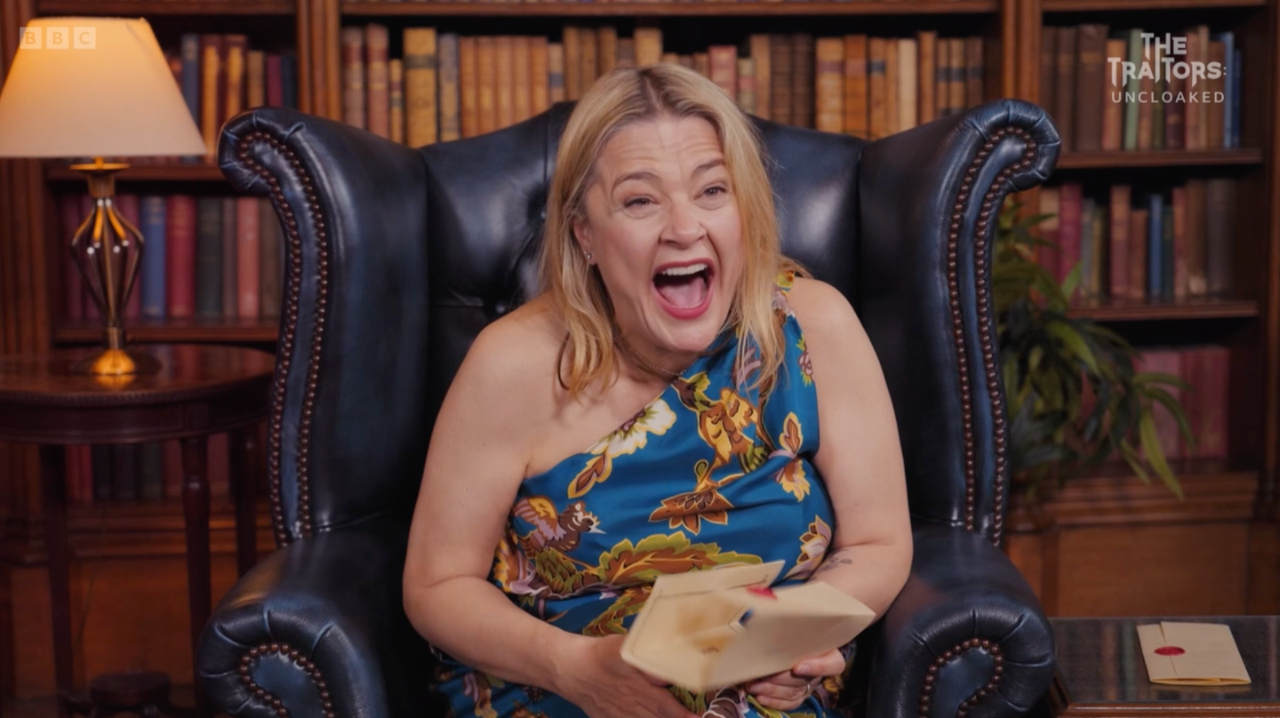 The Traitors' Harriet Finding Out The Truth About Rachel Is TV Gold ...