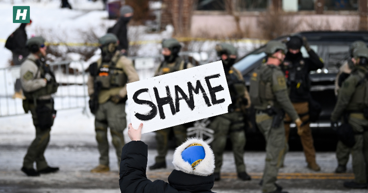 Kristi Noem Confronted About Insurrection Act | HuffPost Videos