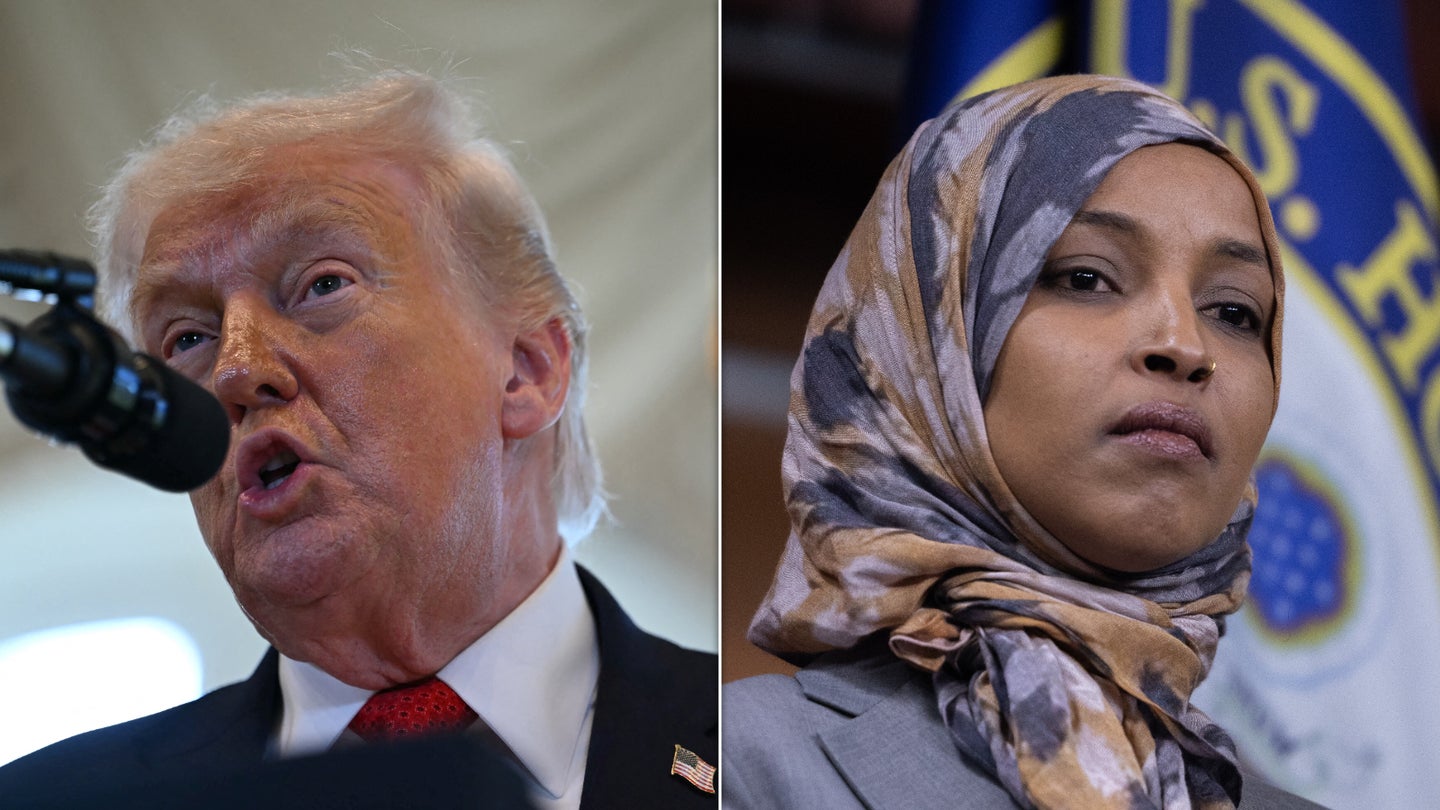 Trump Says Rep. Ilhan Omar Should Be In Jail Amid Minnesota Fraud Probe ...