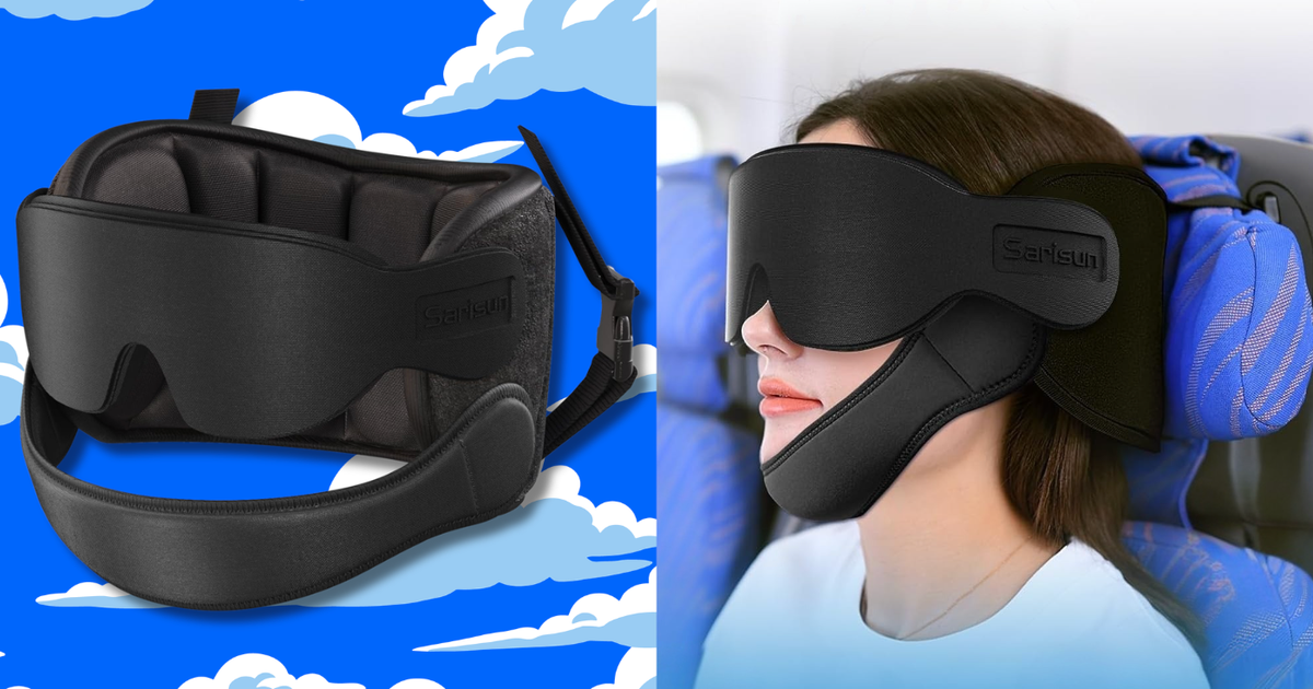 This Plane Seat-Tethered Eye Mask Is 20% Off | HuffPost Life