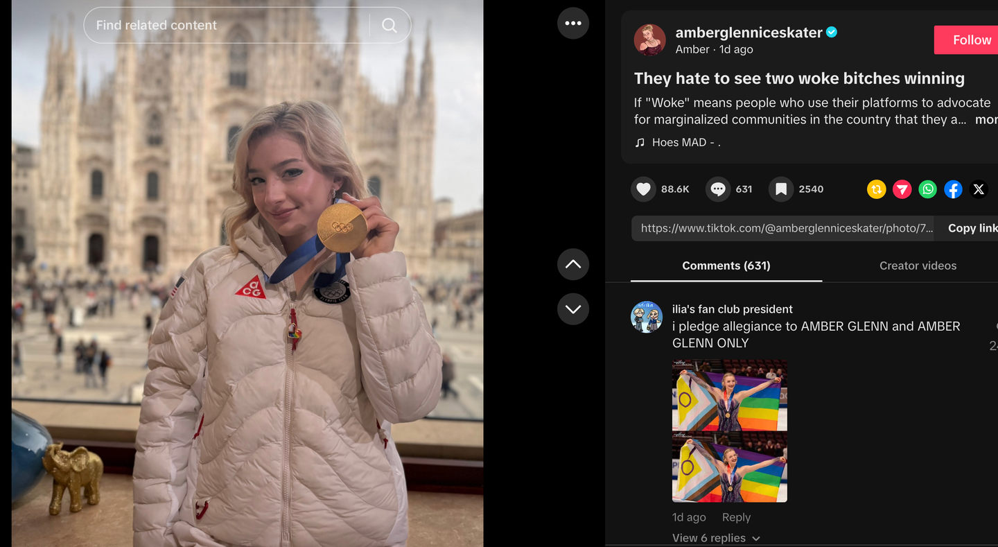U.S. Olympic Skater Launches 'Woke Bitches' Taunt After Trump Criticism ...