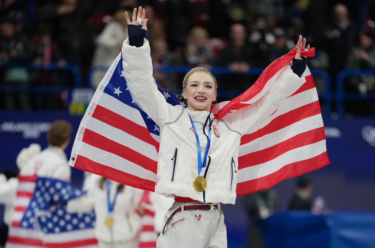 U.S. Figure Skater Amber Glenn Reacts To Madonna's Message Ahead Of ...