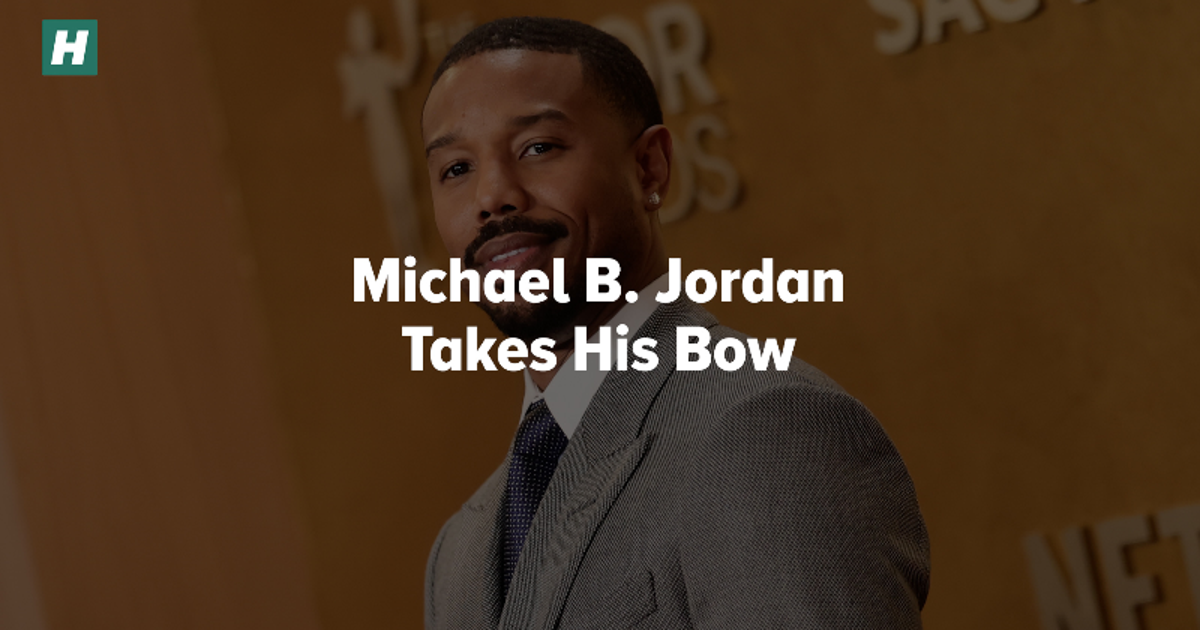 Michael B. Jordan Takes His Bow | HuffPost Videos