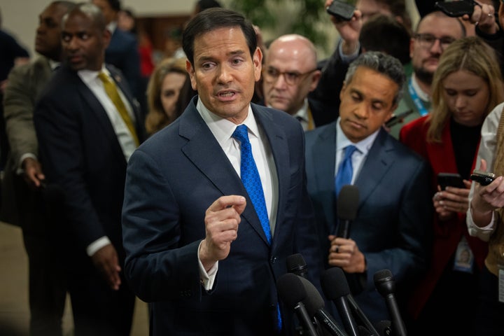 Marco Rubio Awkwardly Backtracks On Iran After Reporter Reads Him His ...