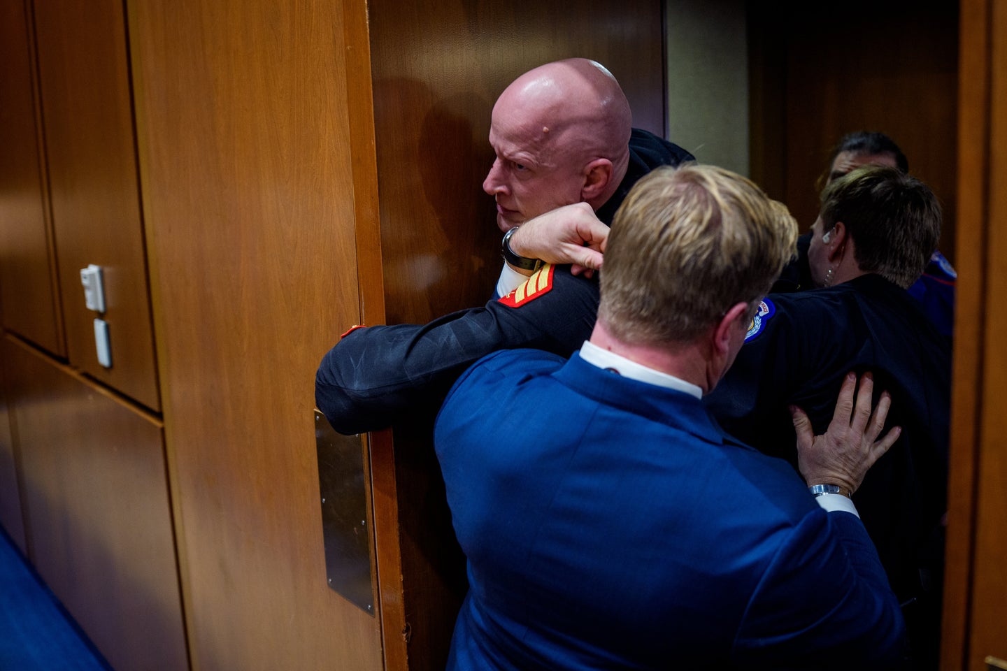 Senator Helps Capitol Police Wrestle Protester Out Of Hearing In Wild ...