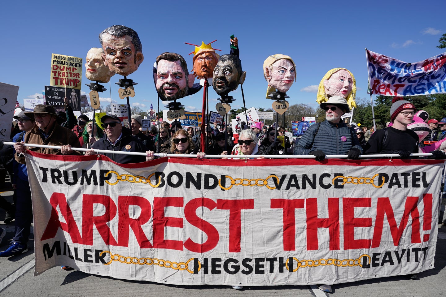 Powerful Photos From 'No Kings' Protests Across The Country | HuffPost ...