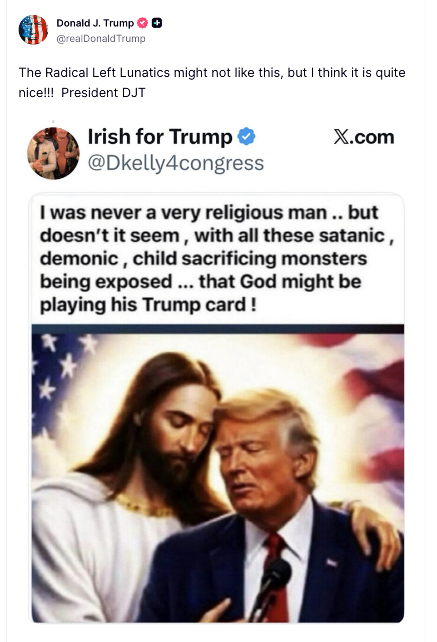 Trump Posts Another Weird Jesus Photo | HuffPost Latest News