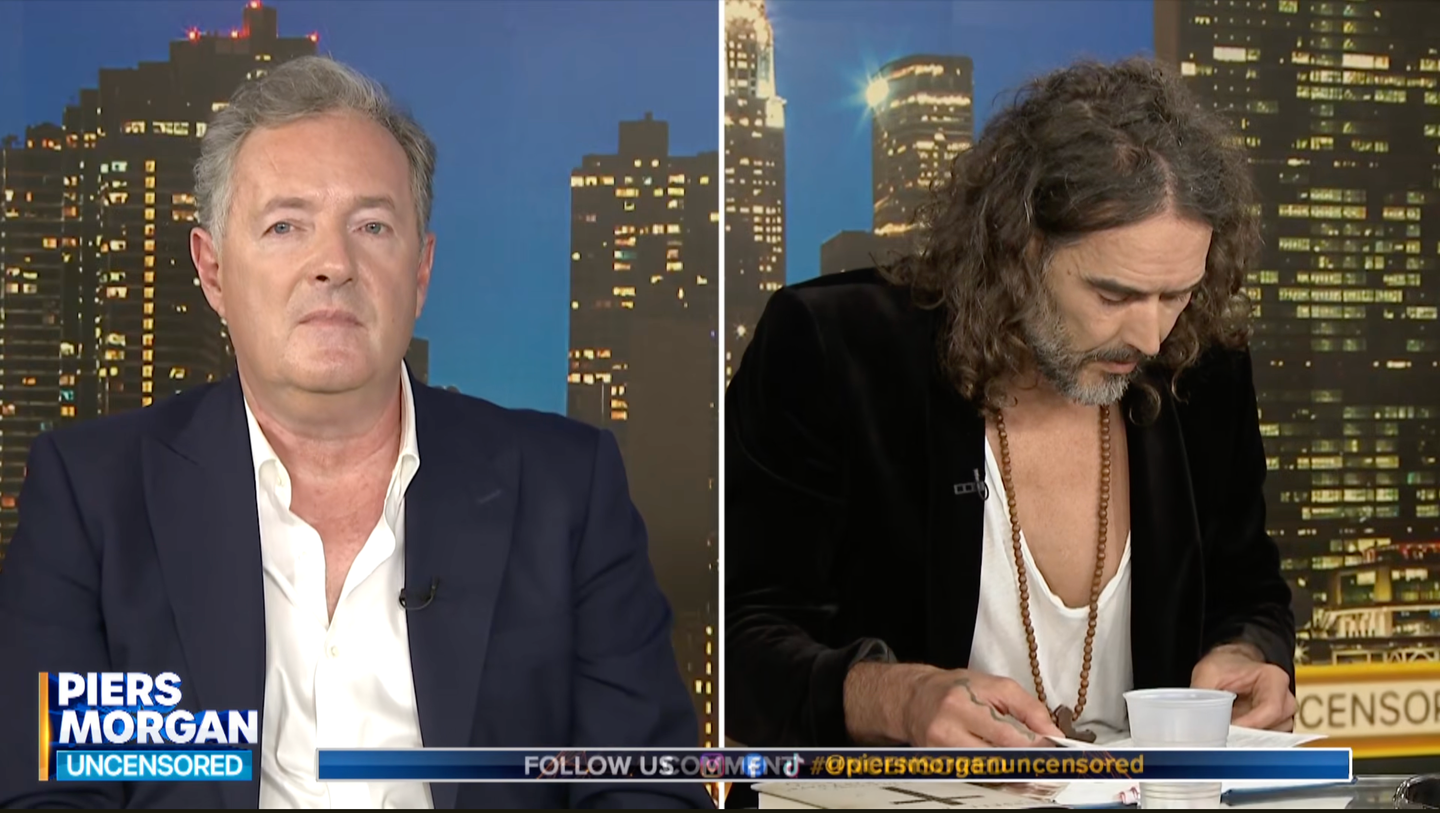 Russell Brand Called Out After Struggling To Find Bible Passage ...