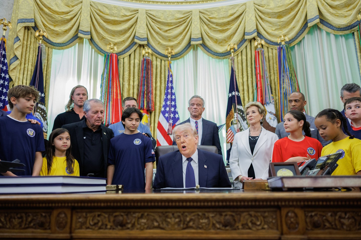 Trump Discusses Arming Iranian People While Surrounded By Children In ...