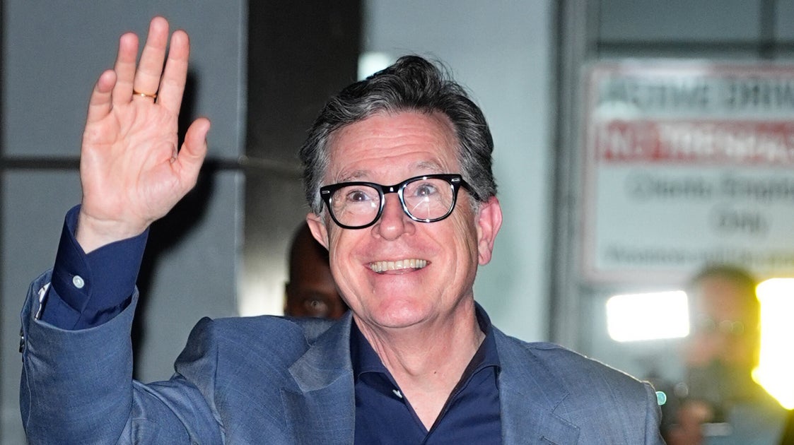 Stephen Colbert Makes Surprise Return To TV 24 Hours After 'Late Show ...