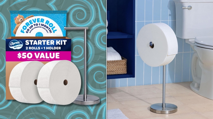 People Are Weirdly Obsessed With Charmin’s Toilet Paper Forever Roll ...