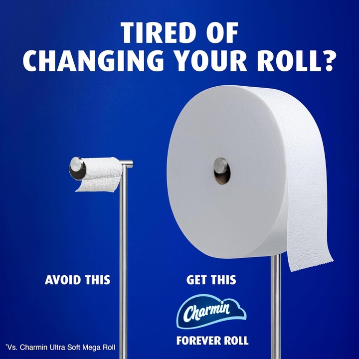 People Are Weirdly Obsessed With Charmin’s Toilet Paper Forever Roll ...
