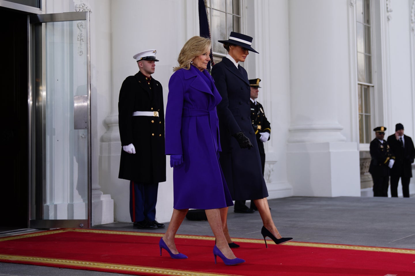 Jill Biden Details Awkward Motorcade Exchange With Melania Trump ...