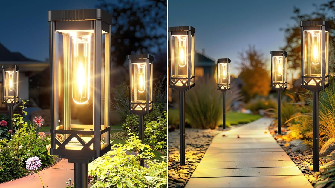 8-Pack Of Solar Lights Make Outdoors Safer And Brighter | HuffPost Life