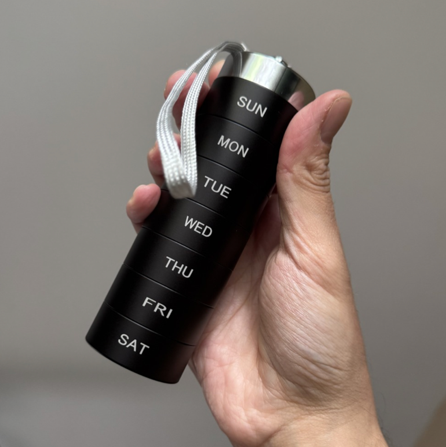 This Metal Pill Organizer Keeps Medication Safe and Secure | HuffPost Life